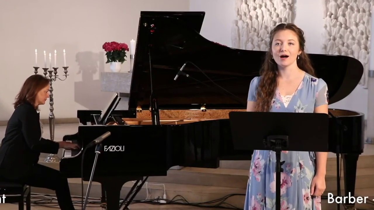 Barber "Sure on this Shining Night" : Madison Leonard - SOPRAN, Claire ...