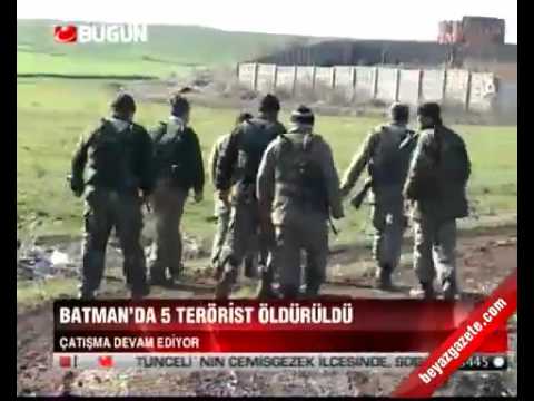 Batman'da 5 terörist öldürüldü