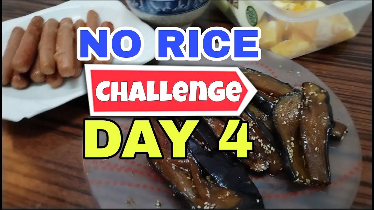 ⭕Day 4 No Rice Challenge⁉️Egg Plant With Sesame Seeds Dish Meal - YouTube