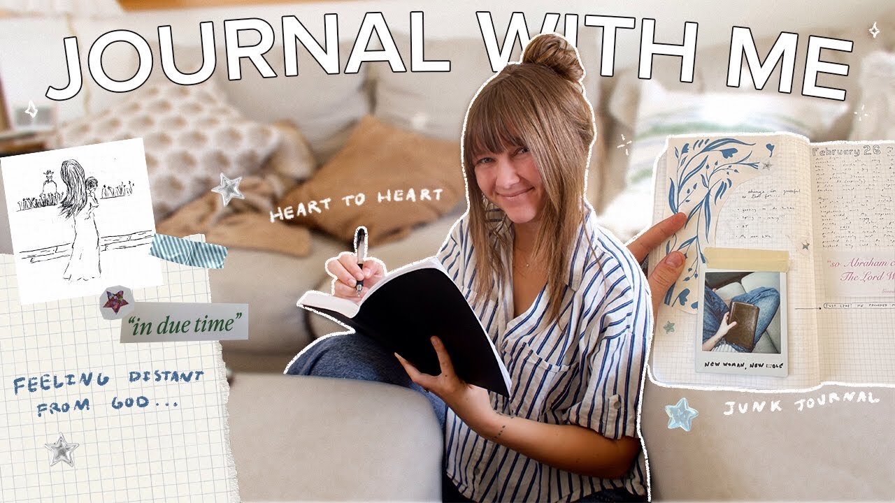 Journal with me or I’ll cry! 📓 faith chat, junk journal, gratitude list ...