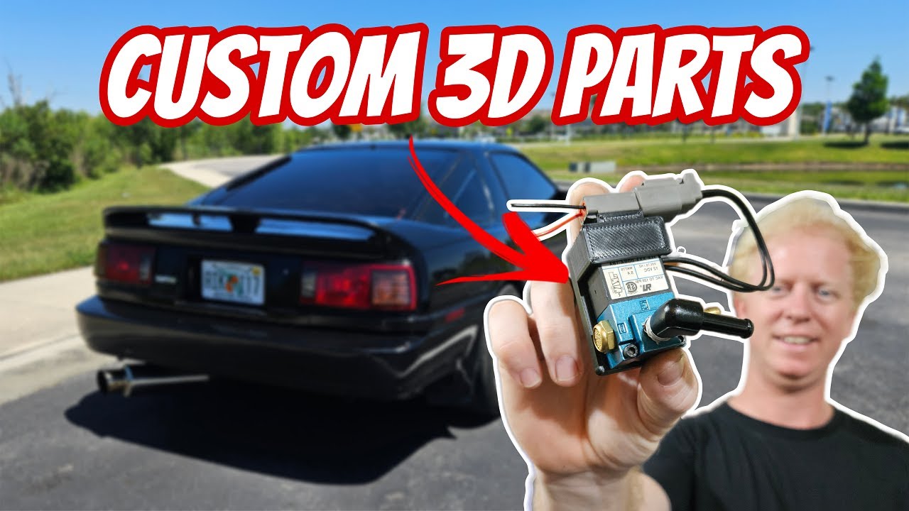 How to Design AND 3D Print Functioning Car Parts on My MK3 Supra! - YouTube
