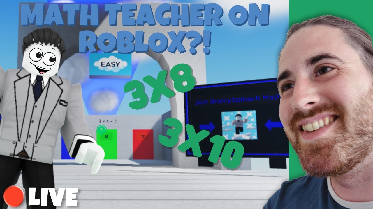🔴 Math Teacher playing on Roblox?! | Tuesday Roblox Livestream - YouTube