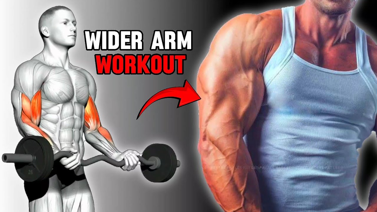 Best Bicep and Tricep Workout For WIDER ARMS | ARM WORKOUT - YouTube