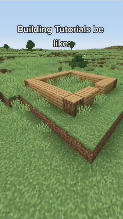 minecraft building tutorials be like - YouTube