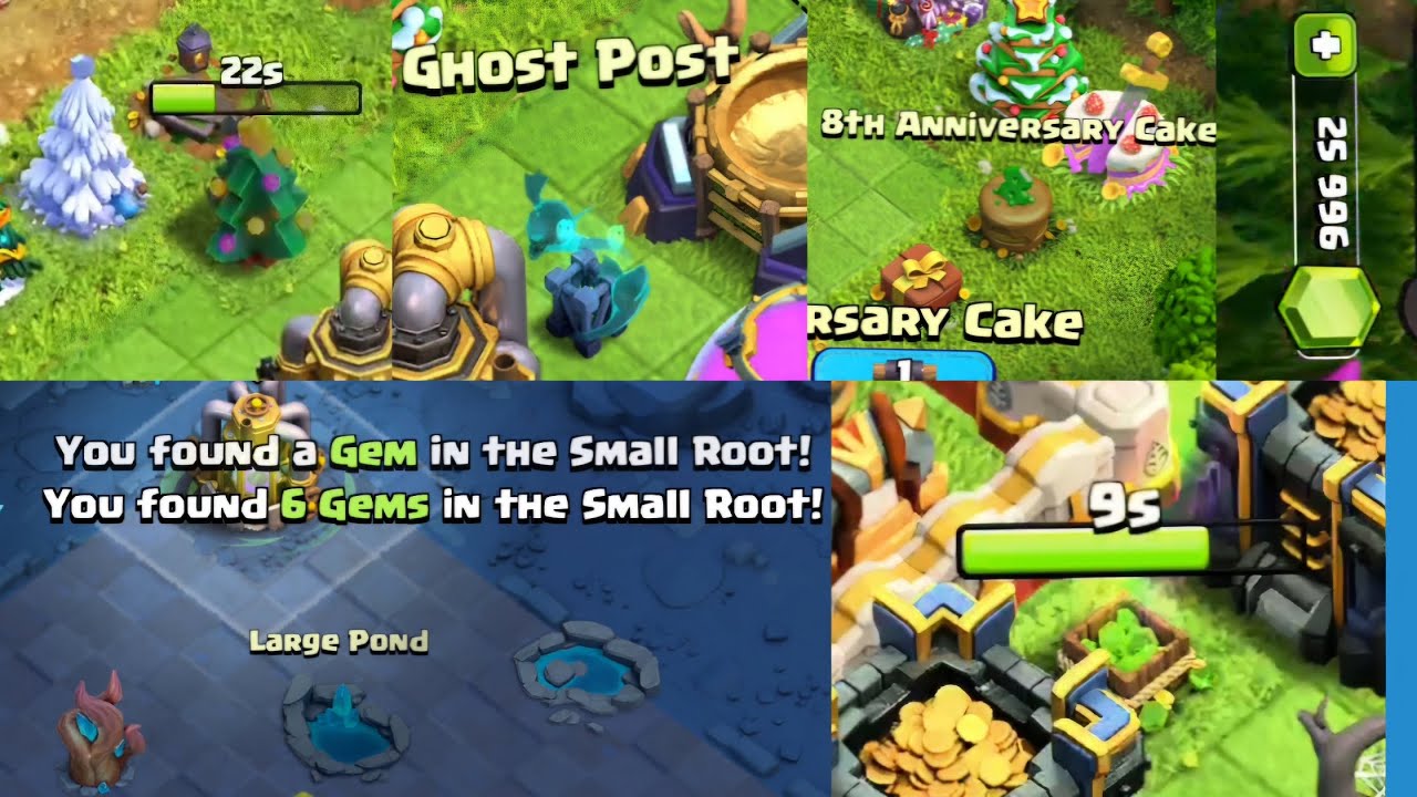 How to find gems in coc 💎| All types of obstacles in clash of clans ...