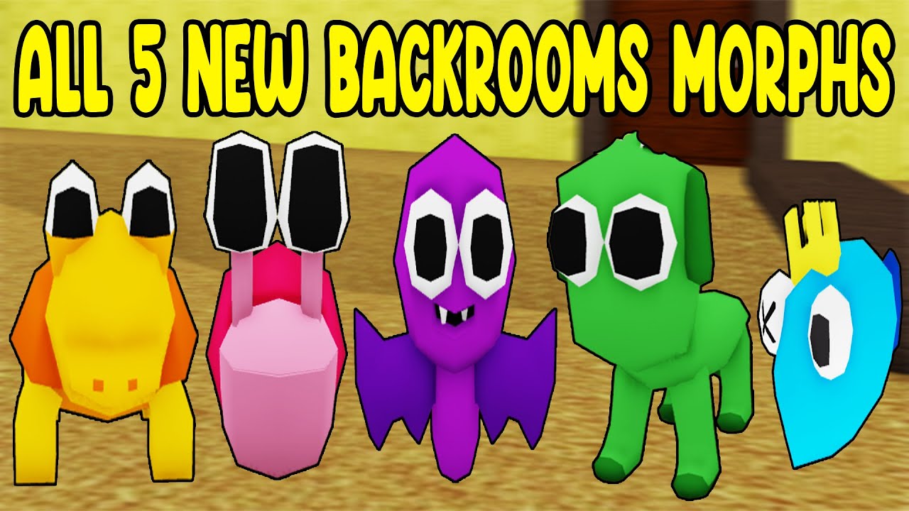 UPDATE - How To Find ALL 5 NEW ANIMAL MORPH in Find The Backrooms ...