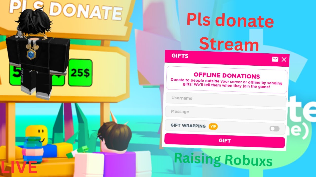 🔴PLS DONATE LIVE🔴 🤑RAISING ROBUX🤑Donation galaxy - YouTube