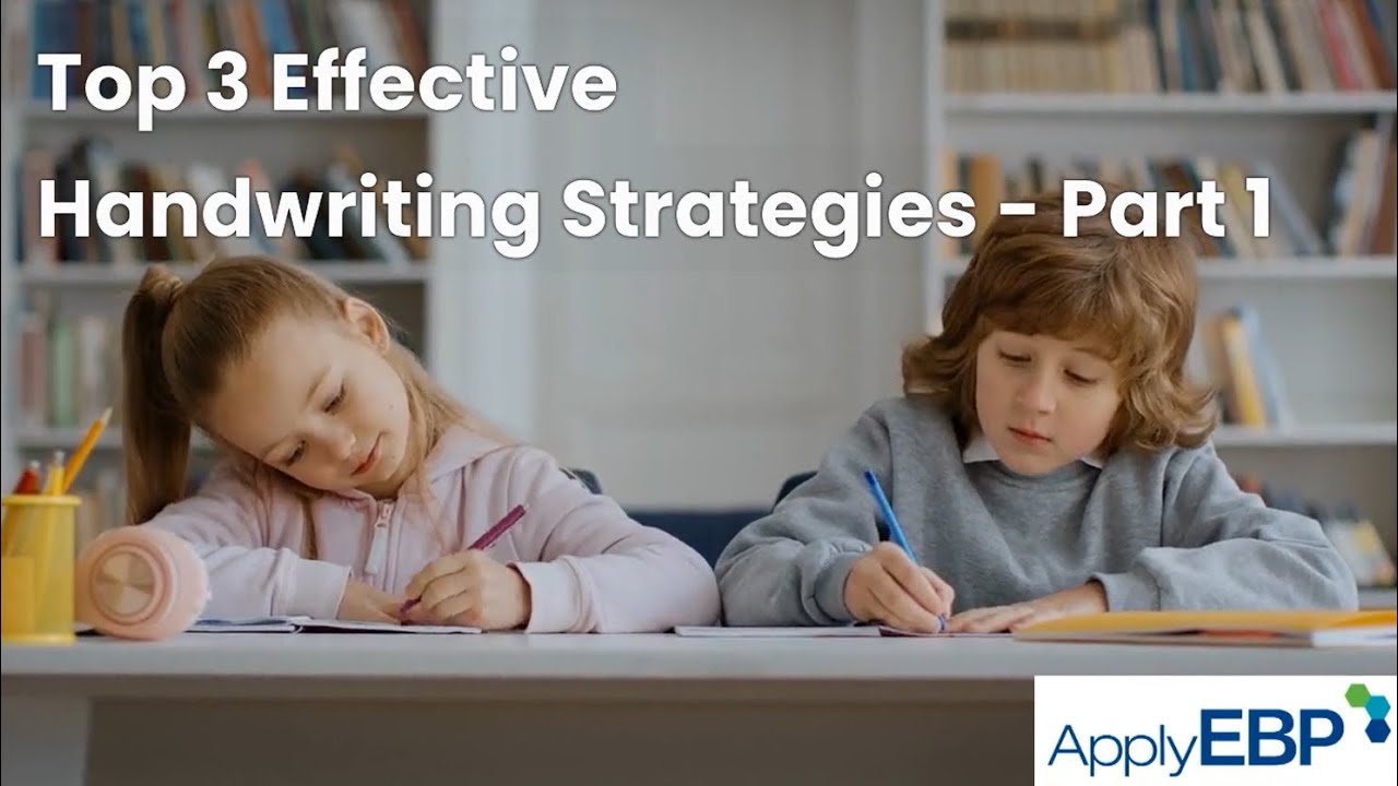 Top 3 Handwriting Interventions - Part 1 - YouTube