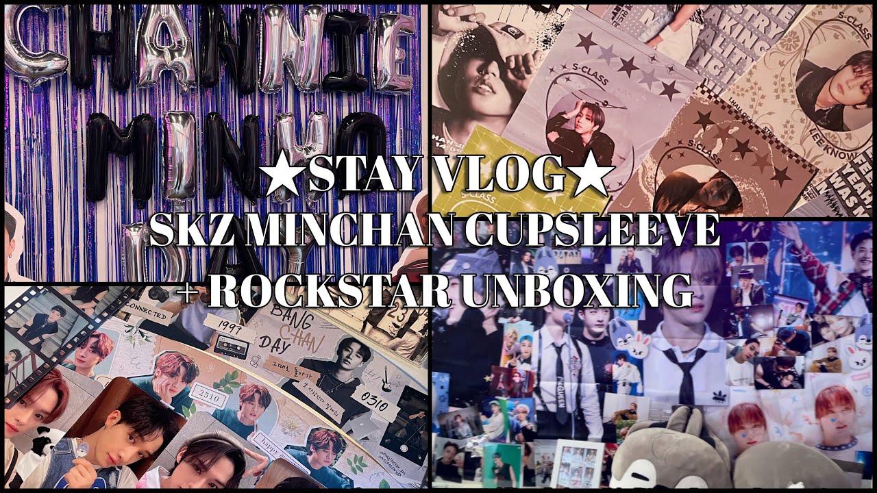 [STAY VLOG] STRAY KIDS ROCKSTAR ALBUM, MinChan Cupsleeve Event, Freebie ...