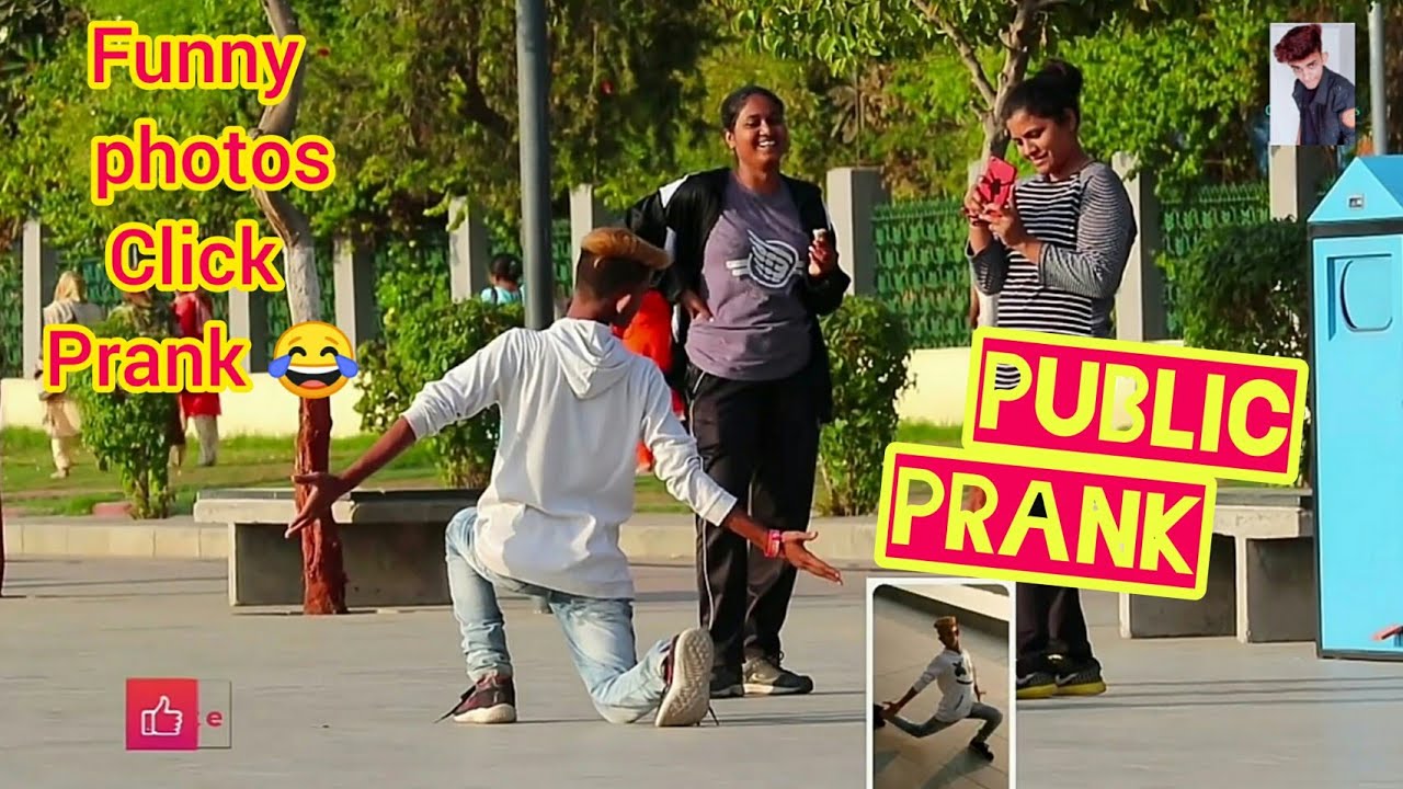 Funny Photo click prank in public place prank. - YouTube