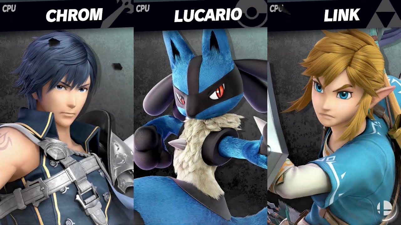 Super Smash Bros. Ultimate - Blue Characters 2 - YouTube
