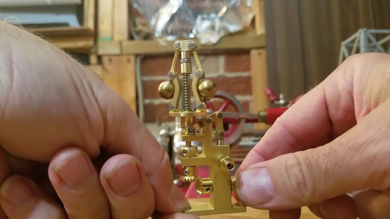 Small Steam engine flyball Governor P30 - YouTube
