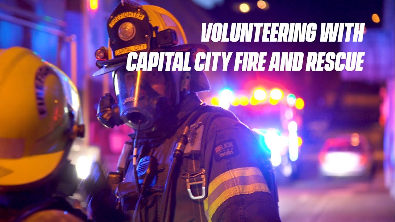 Volunteering with Capital City Fire and Rescue - YouTube