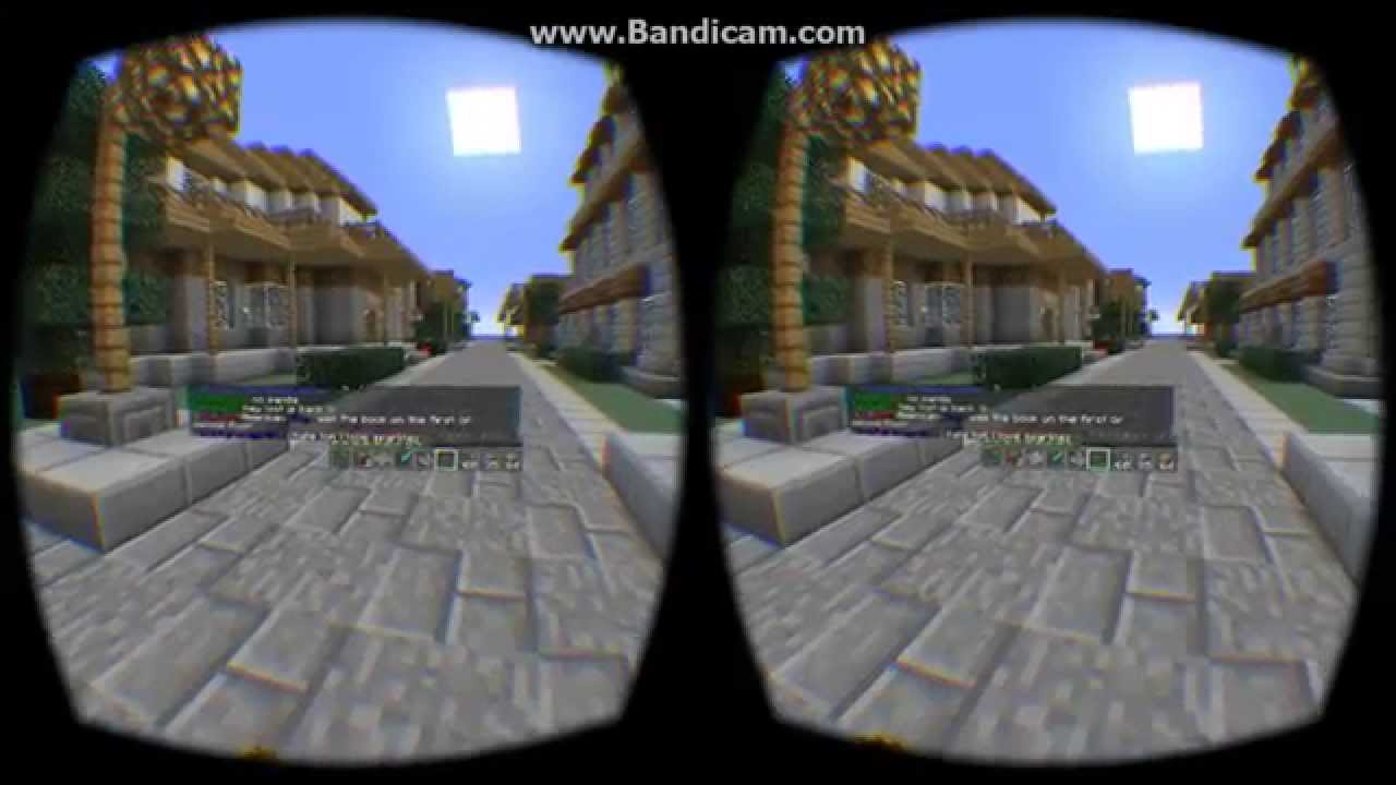 Minecraft: Oculus Rift Dk2 -Multiplayer- Looking around the TNA Server ...