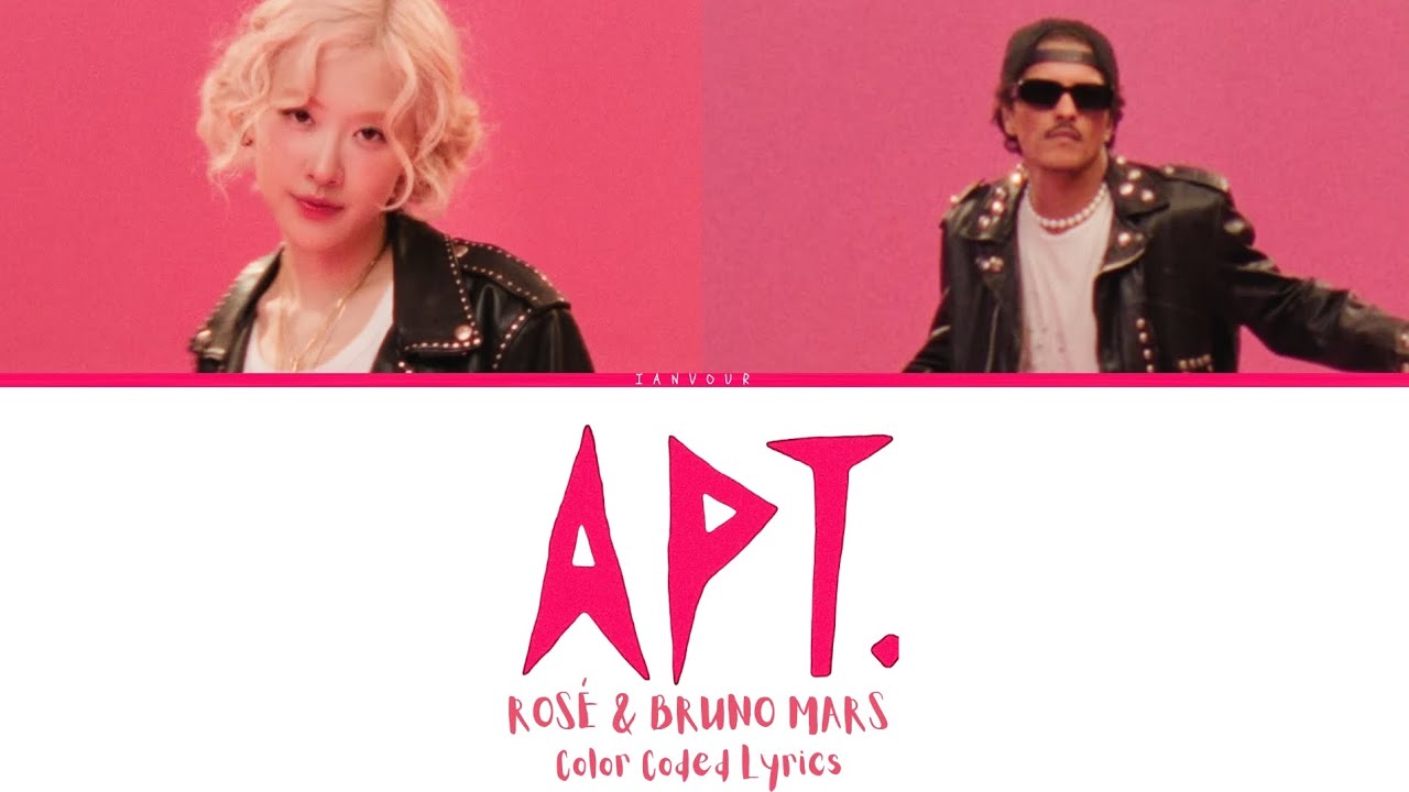 ROSÉ & Bruno Mars 'APT.' (Color Coded Lyrics) - YouTube