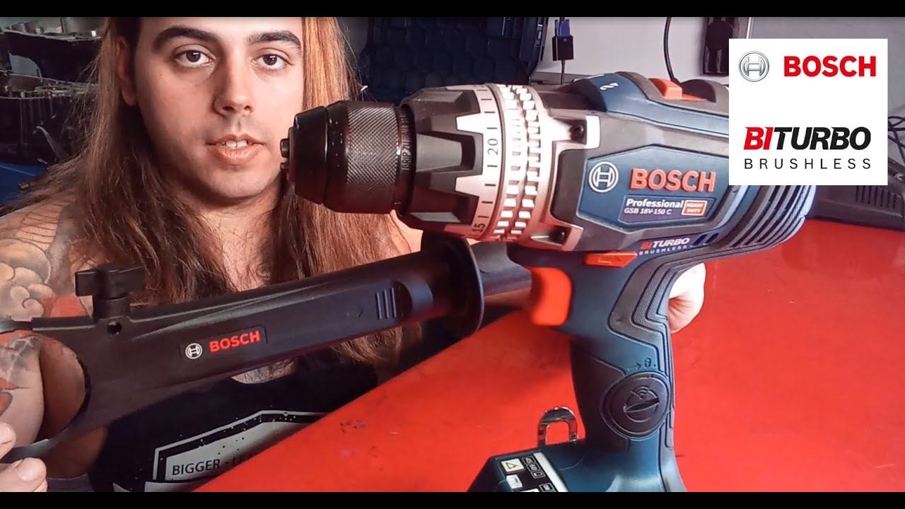 Bosch Professional BITURBO GSB 18v-150C El taladro definitivo? - YouTube