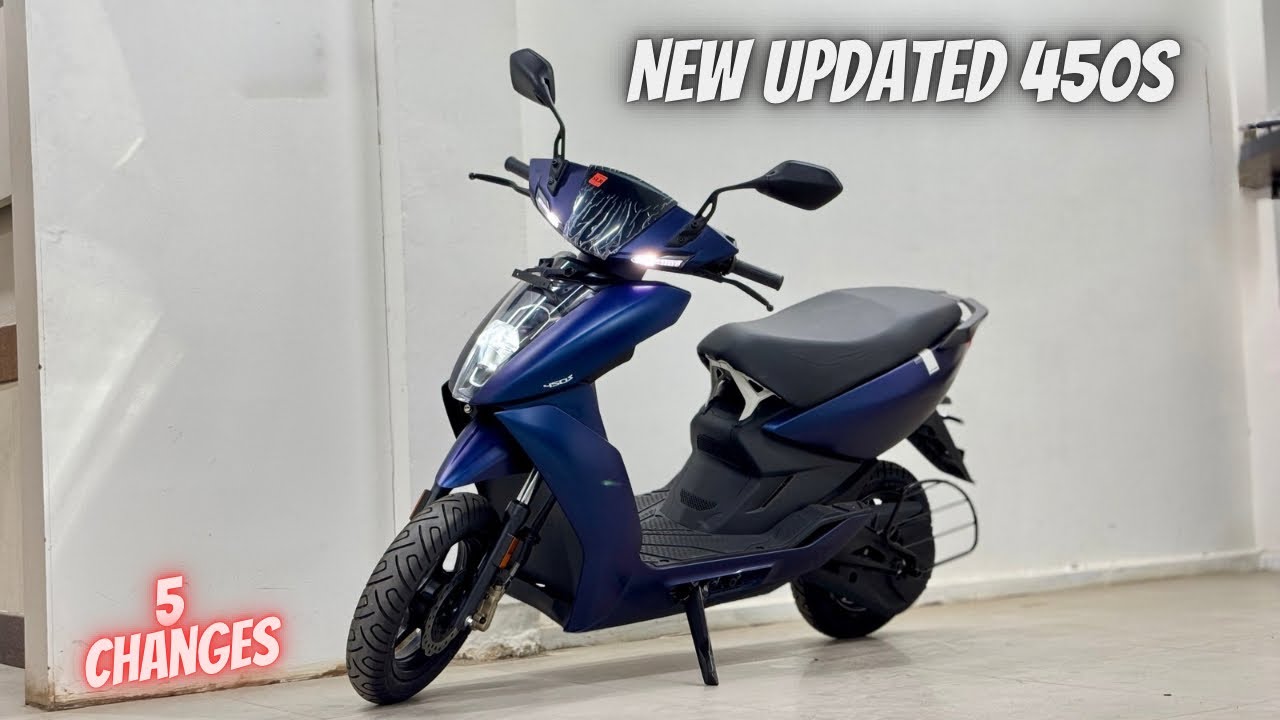 New Updated Ather 450s Review | Ather 450s Base Model 2025 - YouTube