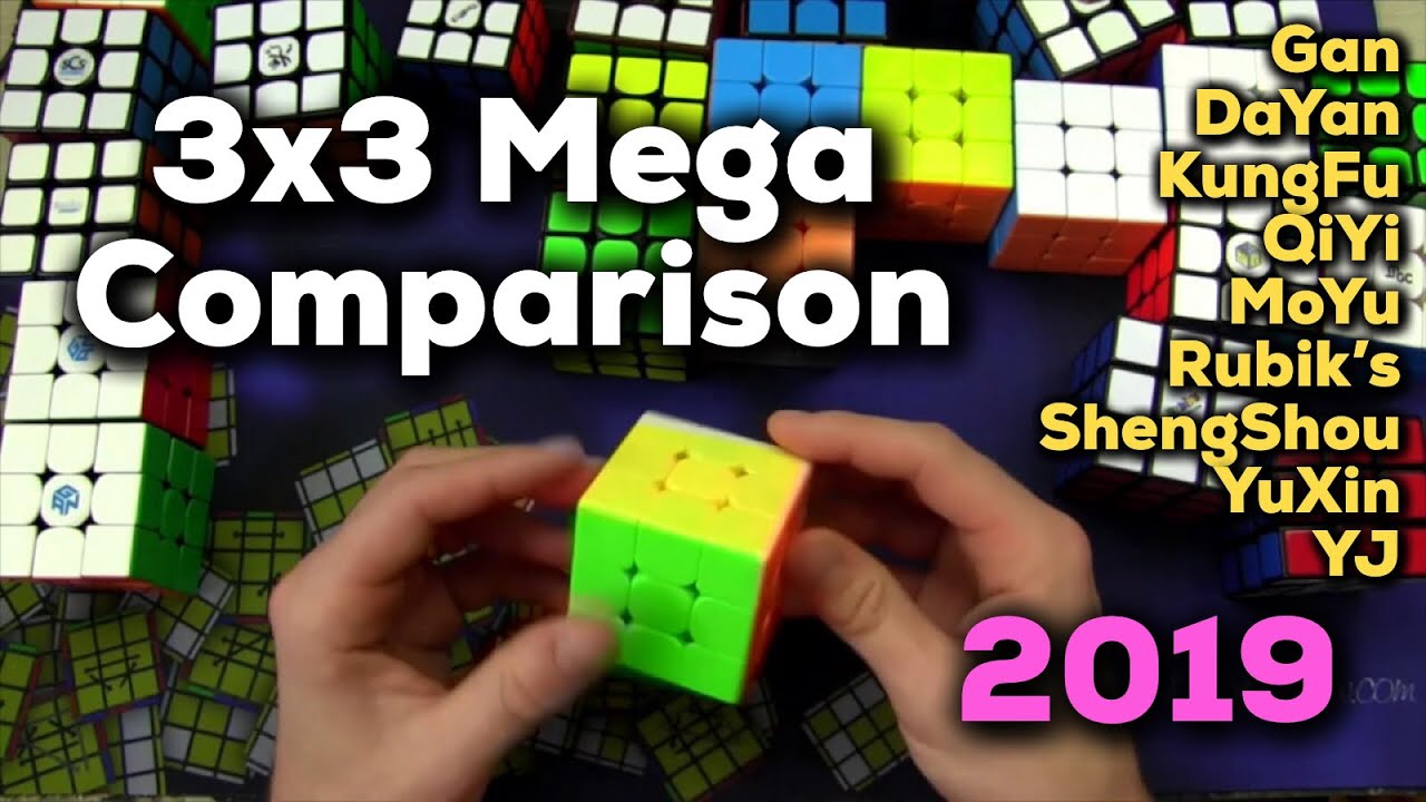 Speed Cube MEGA Comparison for 2019 - Finding the "Best" Cube - YouTube