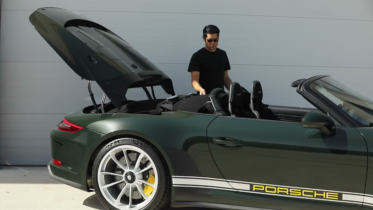 2019 Porsche Speedster Top - YouTube