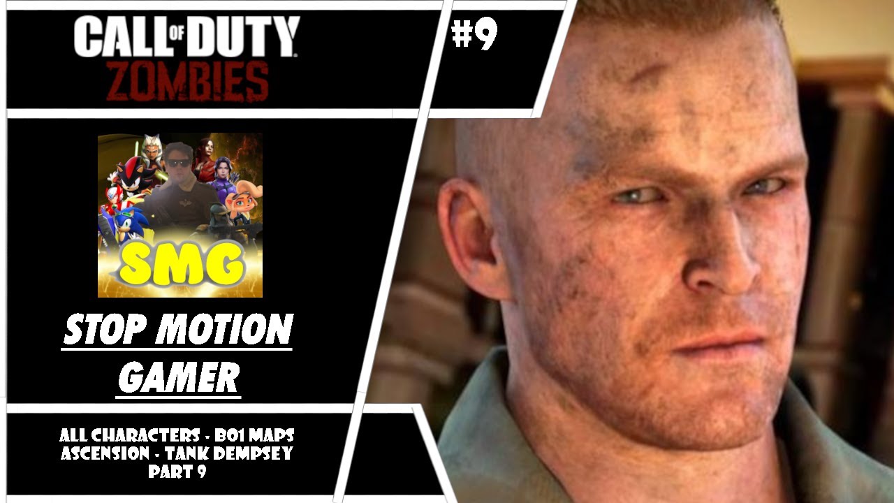 Cod - Zombies - All Characters - #9 - Ascension - Tank Dempsey - YouTube