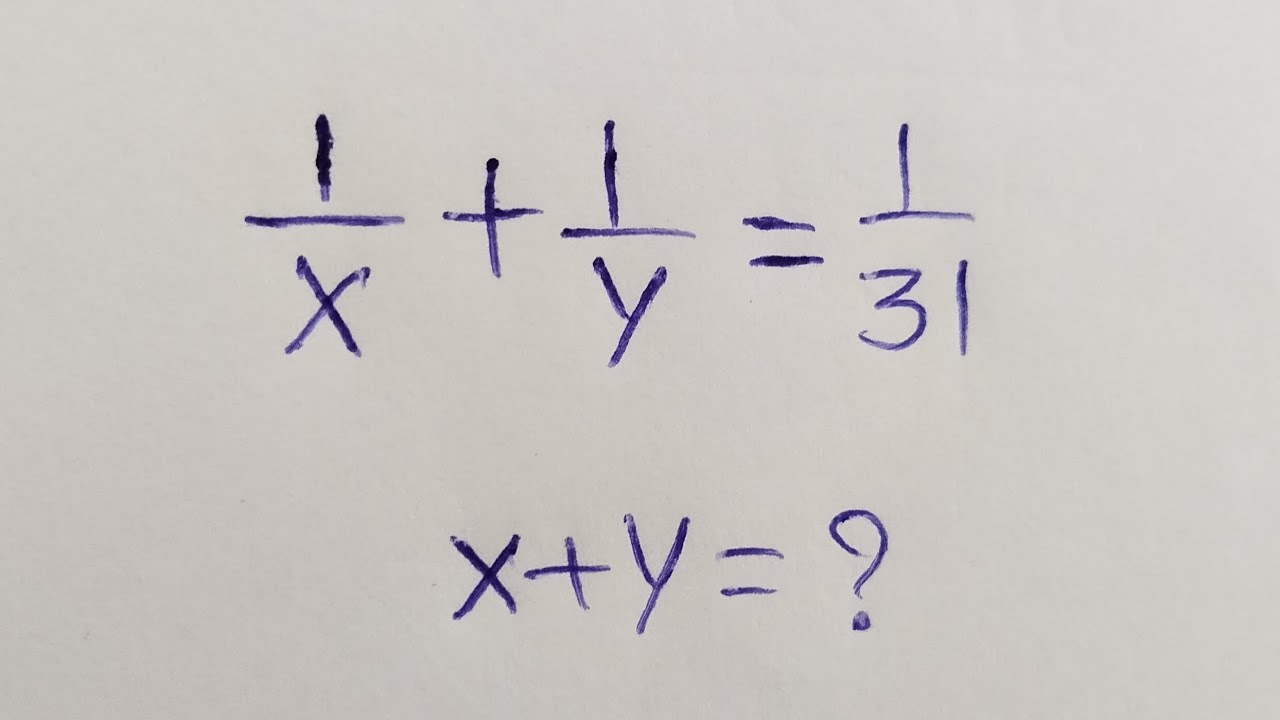 Nice algebra math simplification||find the value of x+y||harvard ...