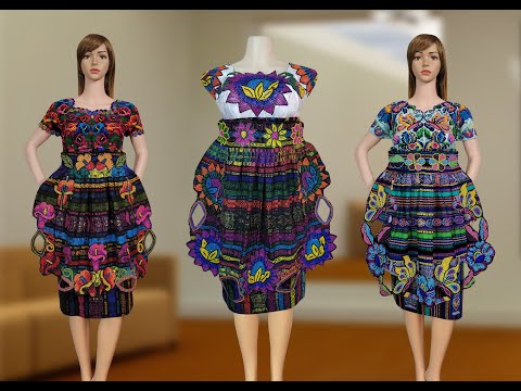 Bellos y elegantes trajes típicos Guatemaltecos para mamá - TIPICOS FRANCYS -