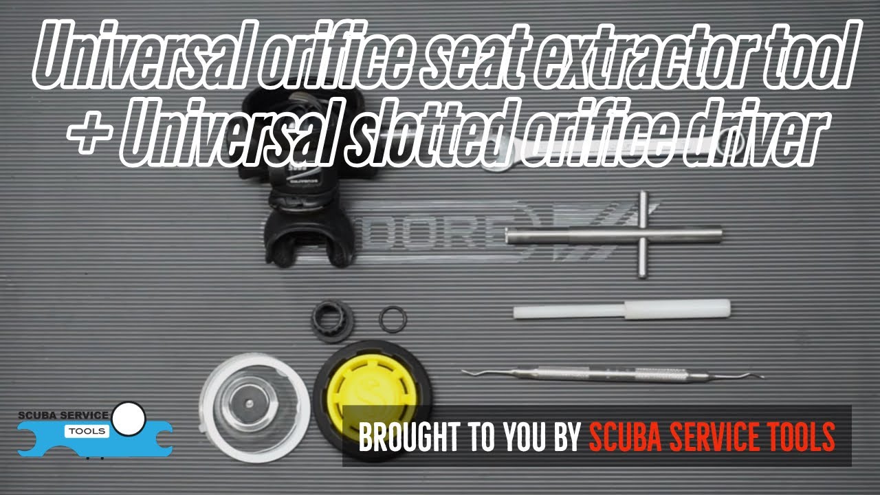 Universal orifice seat extractor tool + Universal slotted orifice ...