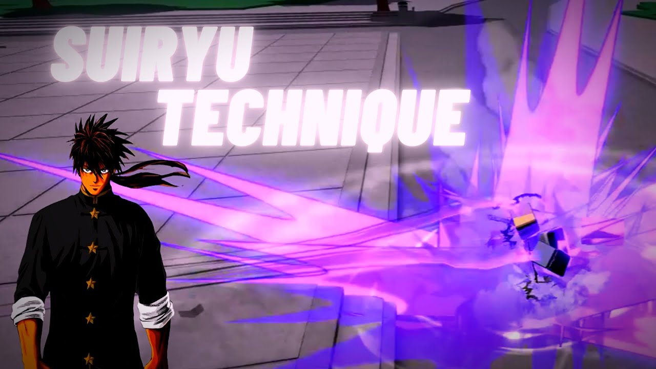 Suiryu Techniques | The Strongest Battlegrounds - YouTube