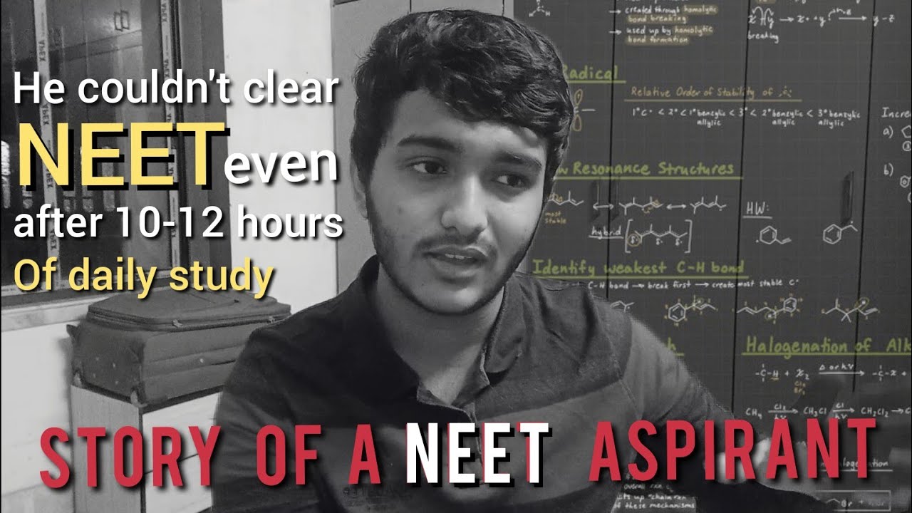 He couldn't clear NEET even after 10+ hours daily study | Story of NEET ...