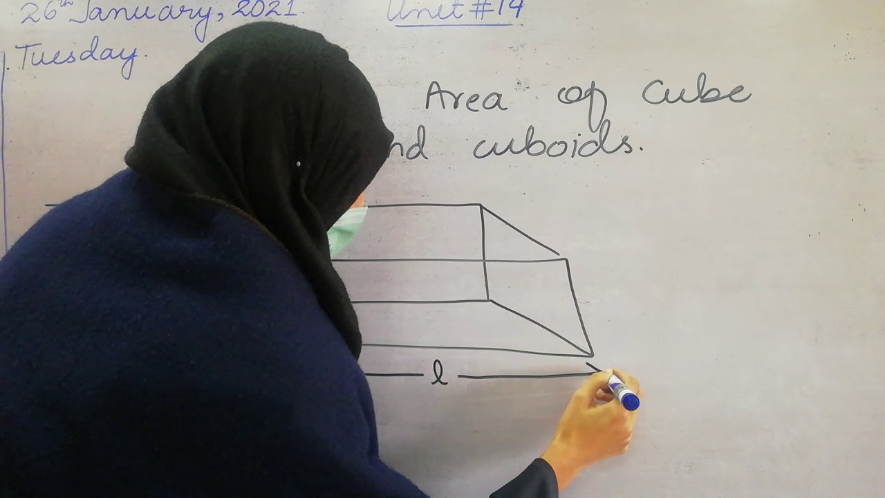 Net of a 3D shape, cube and Cuboid , part (2) - YouTube