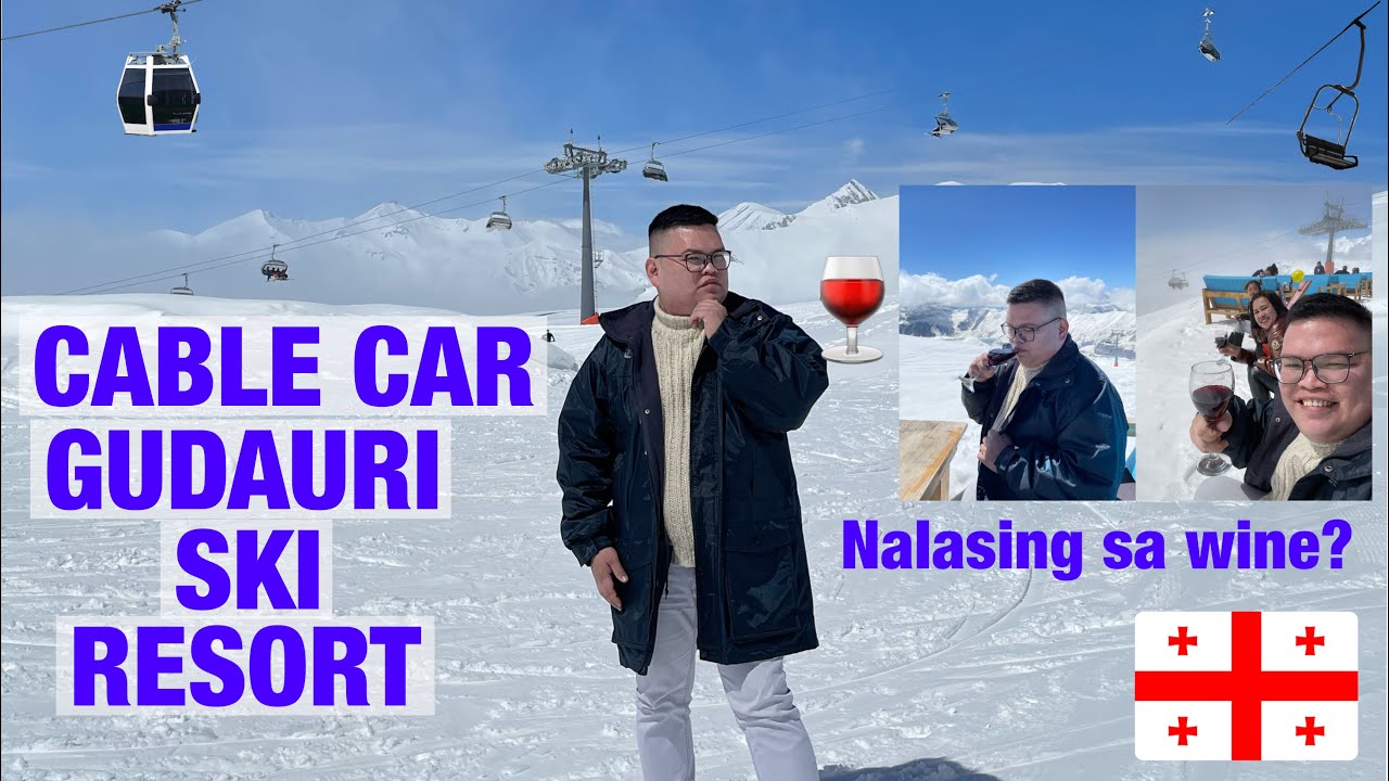 CABLE CAR IN GUDAURI SKI RESORT | TRIP TO GEORGIA - YouTube