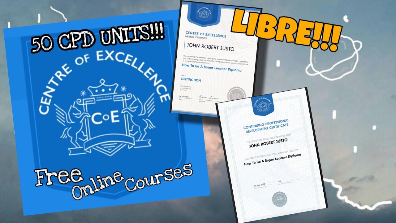 🔴 Free Diploma Courses with CPD Units - YouTube