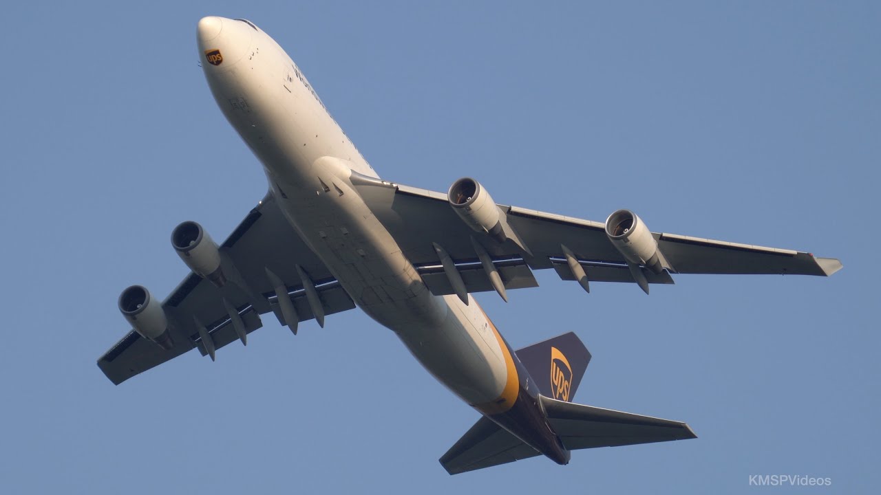 Early Morning Cargo Departures at MSP/KMSP - UPS 747, FedEx, Bemidji ...