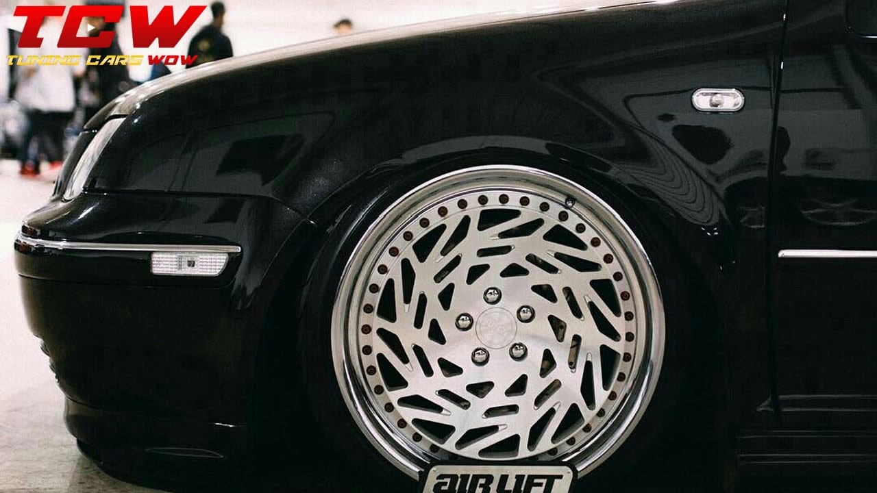 Jetta MK4 GLI Bagged on Rotiform Rims Tuning Project - YouTube