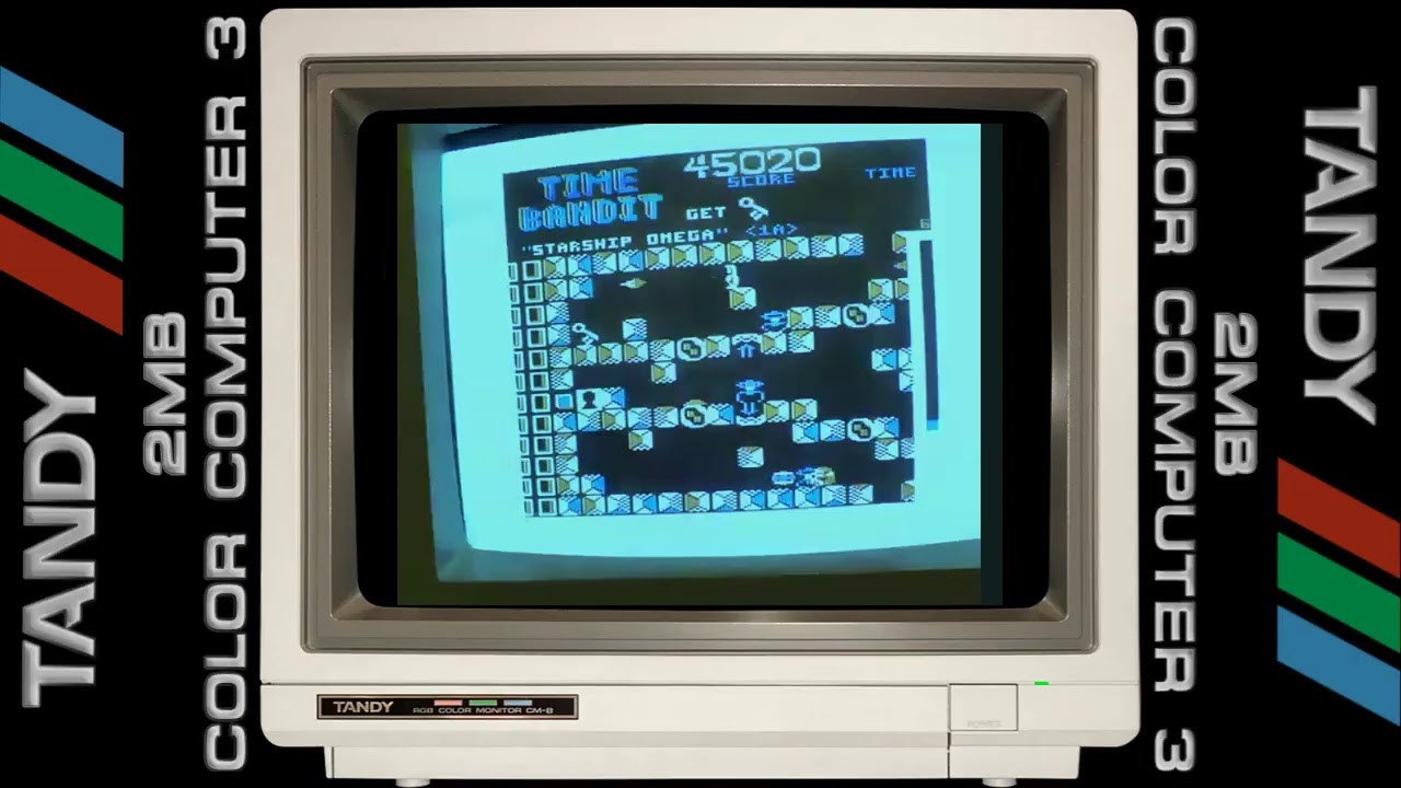 Time Bandit for the Tandy Color Computer and Dragon 32 - YouTube