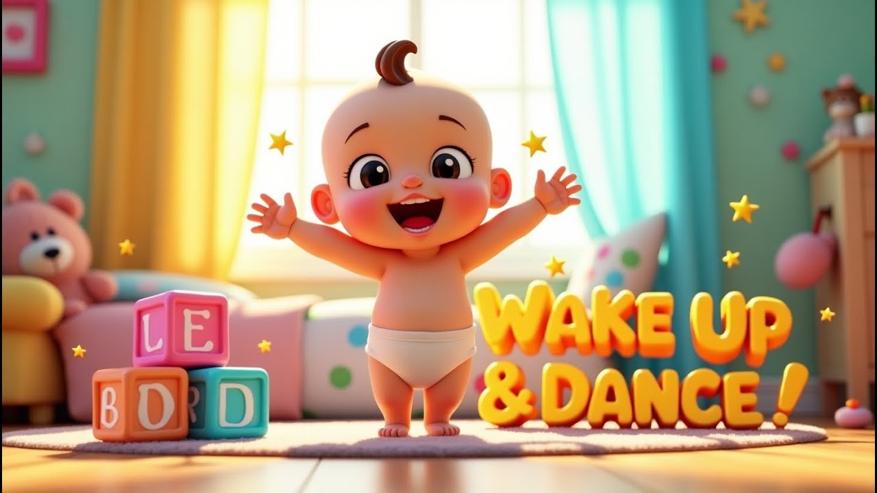 Wake Up & Dance! | Fun Morning & Bedtime Song for Kids | Nursery Rhymes ...