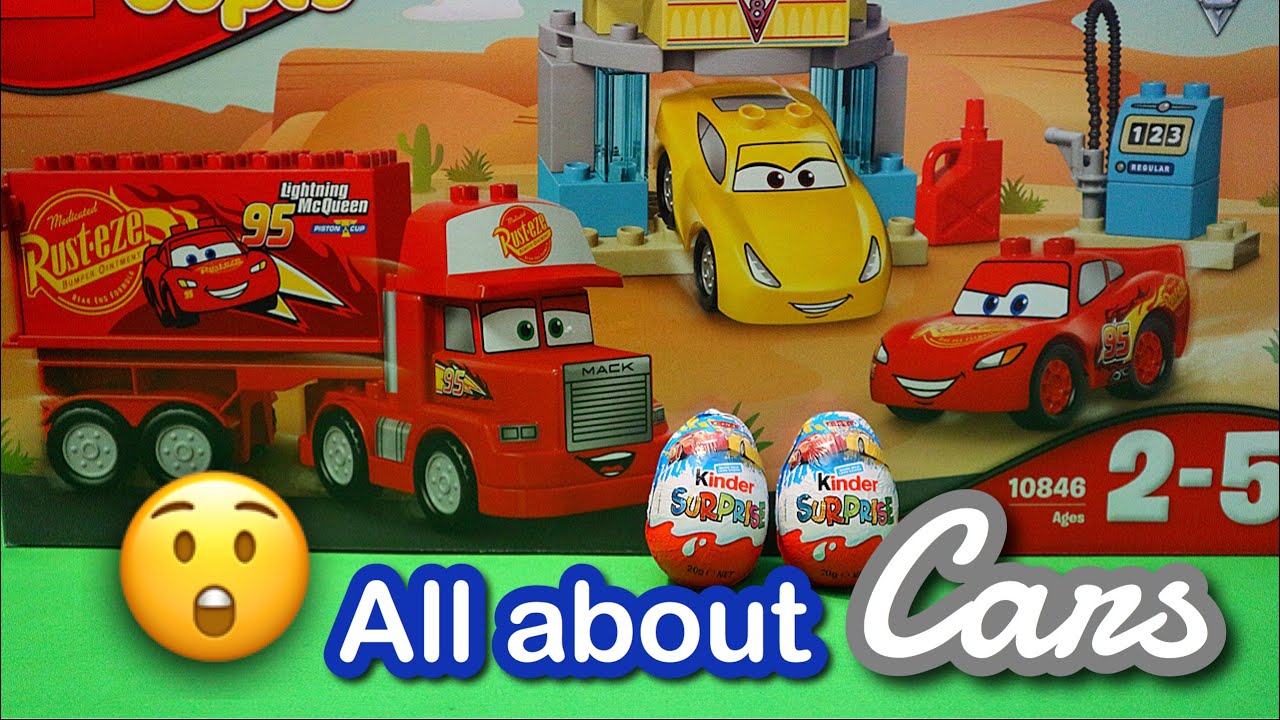 ALL ABOUT CARS Baby Blocks Disney Pixar Cars 3 Flo's Cafe - YouTube