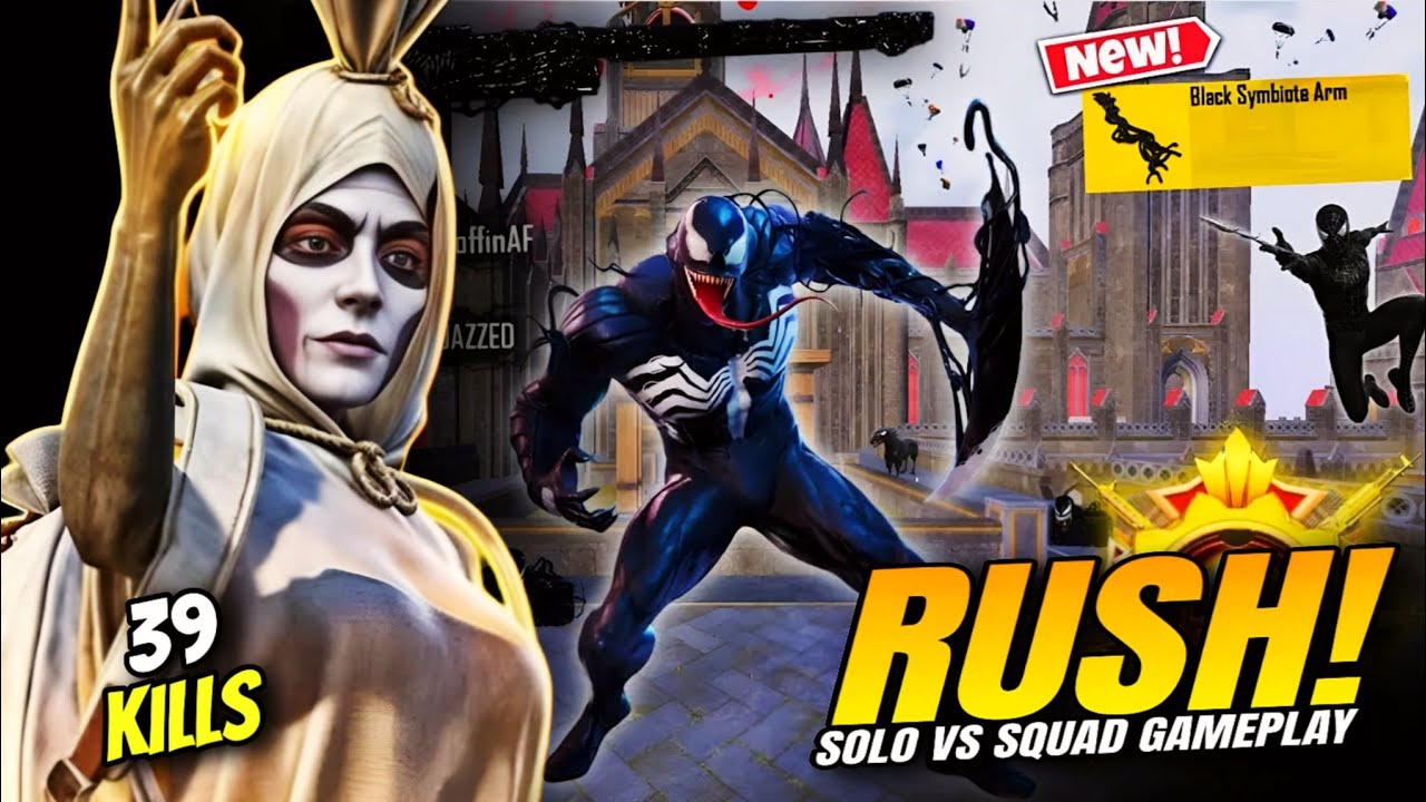 39 Kills 👿 Best Rush Solo vs Squad BGMI Emulator Gameplay | Highest ...