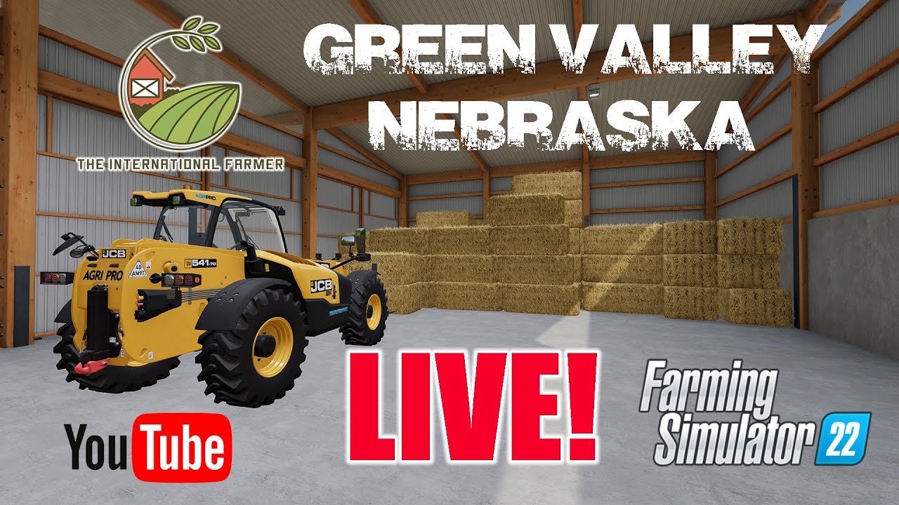 Live! More work to do on Nebraska Map! #fs22 #live - YouTube