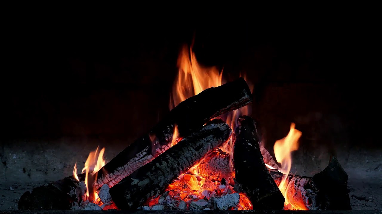 Campfire Crackling Sounds Night, Relaxing Sleep Fire Ambient Sound ...