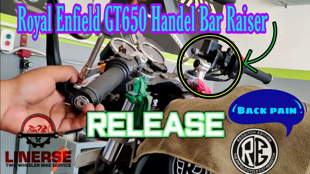 Royal Enfield Continental GT650 Handel Height Adjustment |Handel Riser ...