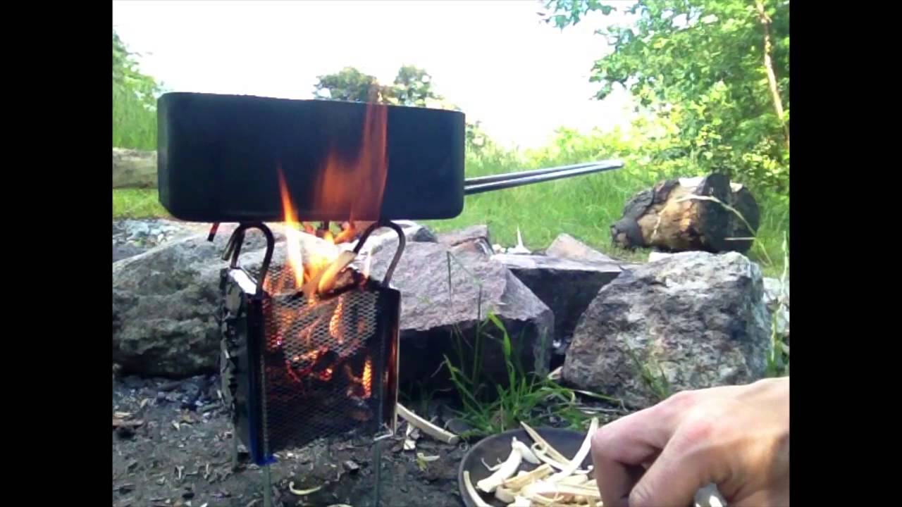 Homemade compact firebox(proof of concept) 5,5x5,5 inch.. - YouTube