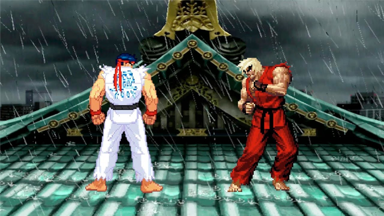SHIN RYU VS EVIL KEN - YouTube