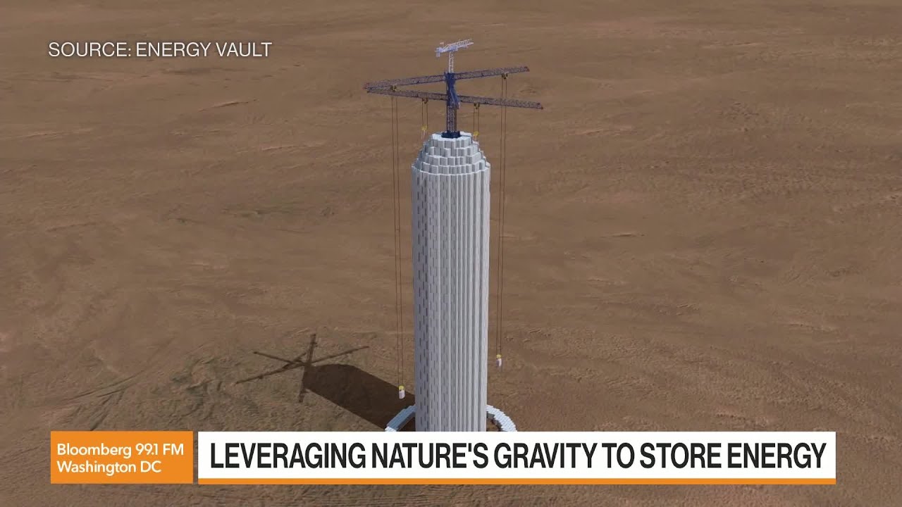 Energy Vault Turns to Gravity For Energy Storage - YouTube