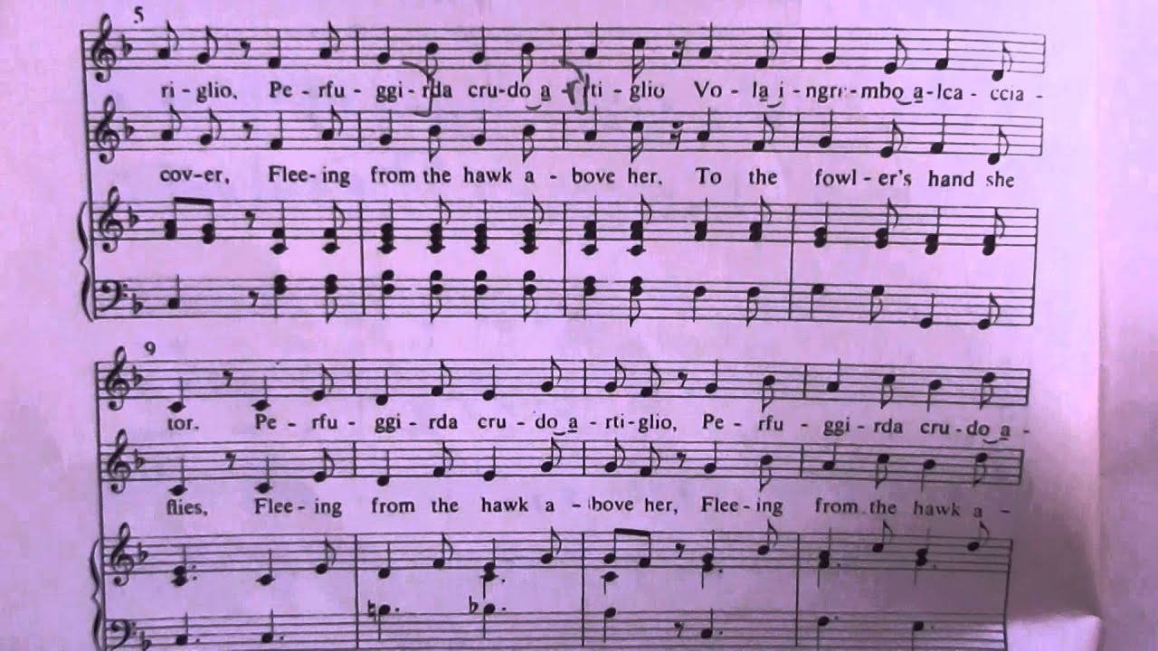 Vaccai Italian Vocal Method Diction Lesson 2 Semplicetta tortorella ...