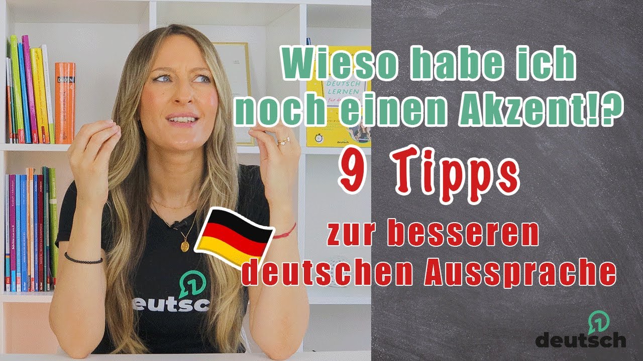 Improve your 🇩🇪German pronunciation with these 9 Tipps - YouTube