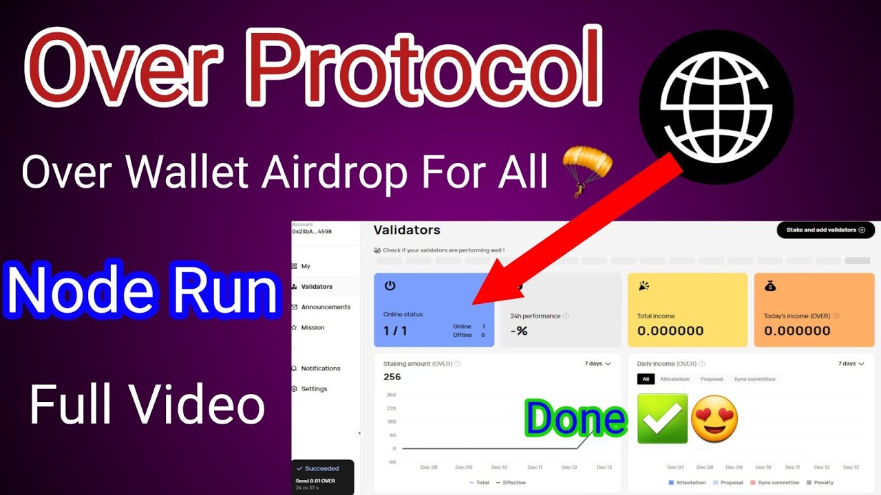 Over Protocol Node Run Full Process Guide || Over Wallet Beta Test Node ...