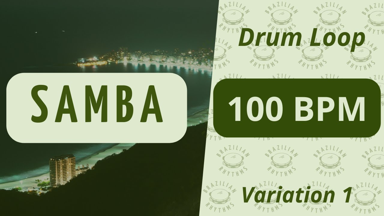 Samba - Drum Loop - 100 BPM (Variation 1) - YouTube
