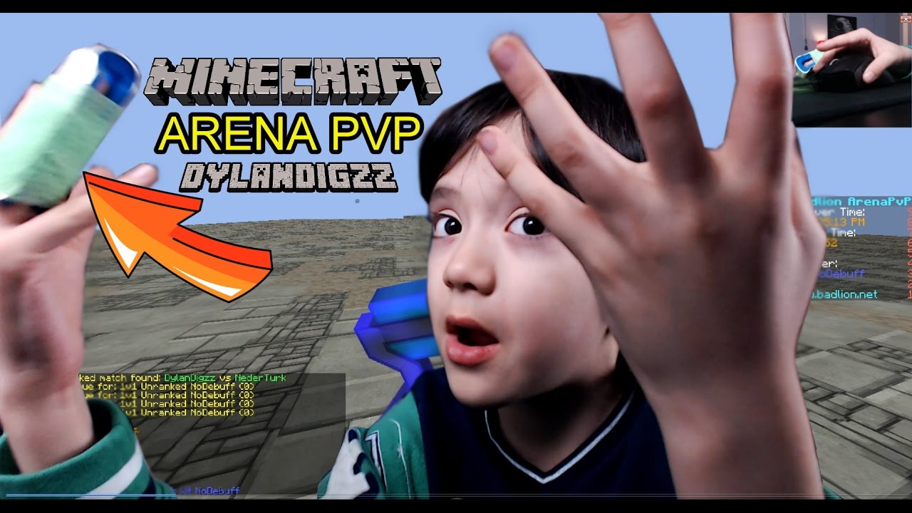 How to PVP in Minecraft with a Broken Finger - YouTube