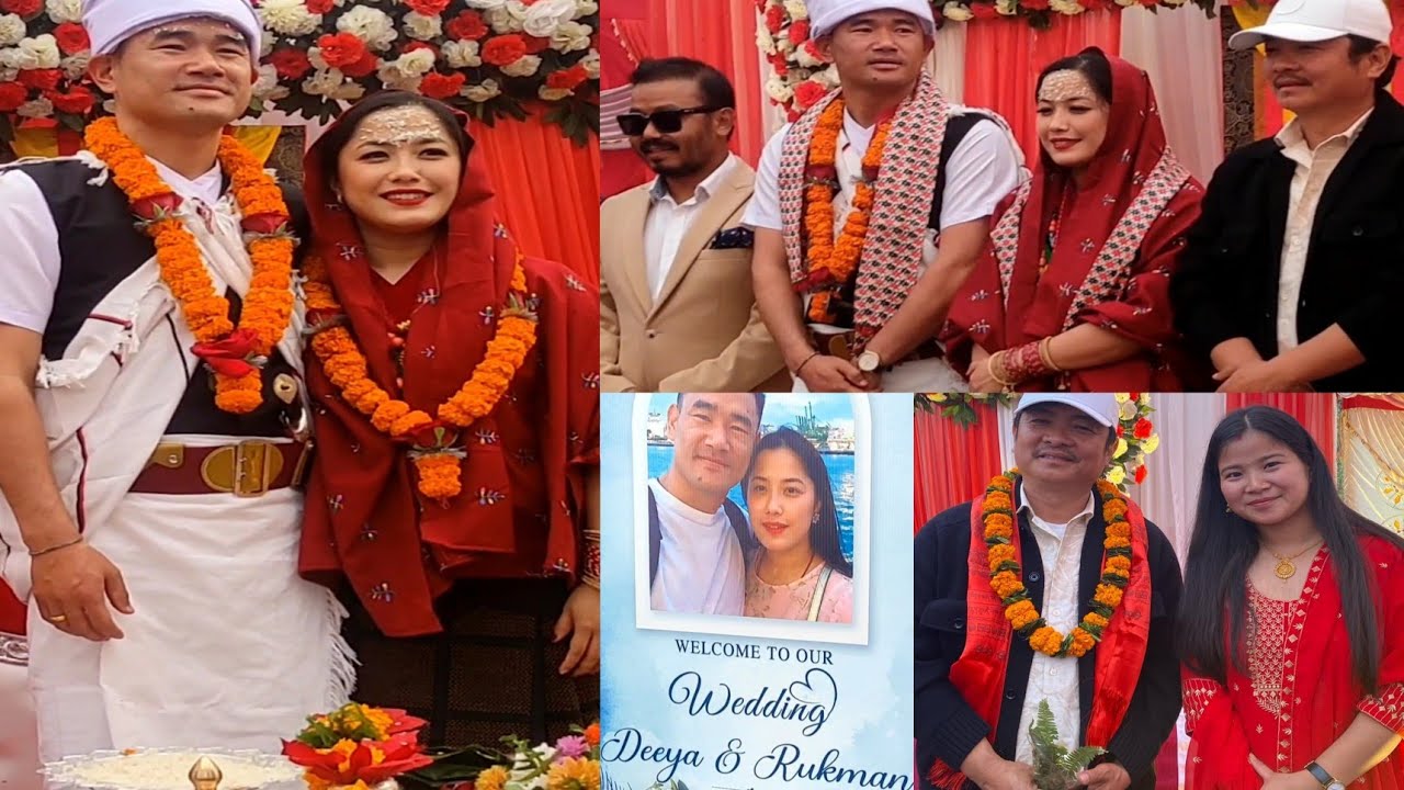 🎉 Wedding Ceremony Of Beautiful Actress Deeya Pun ️Rukman Lama🎉 ...